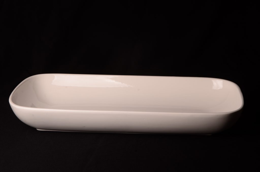 Platon Ovalado Ceramica Blanca – Punta cana party